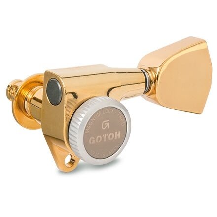 Колок одиночный GOTOH SG301-MGT-04-o, Long, левый, золотой