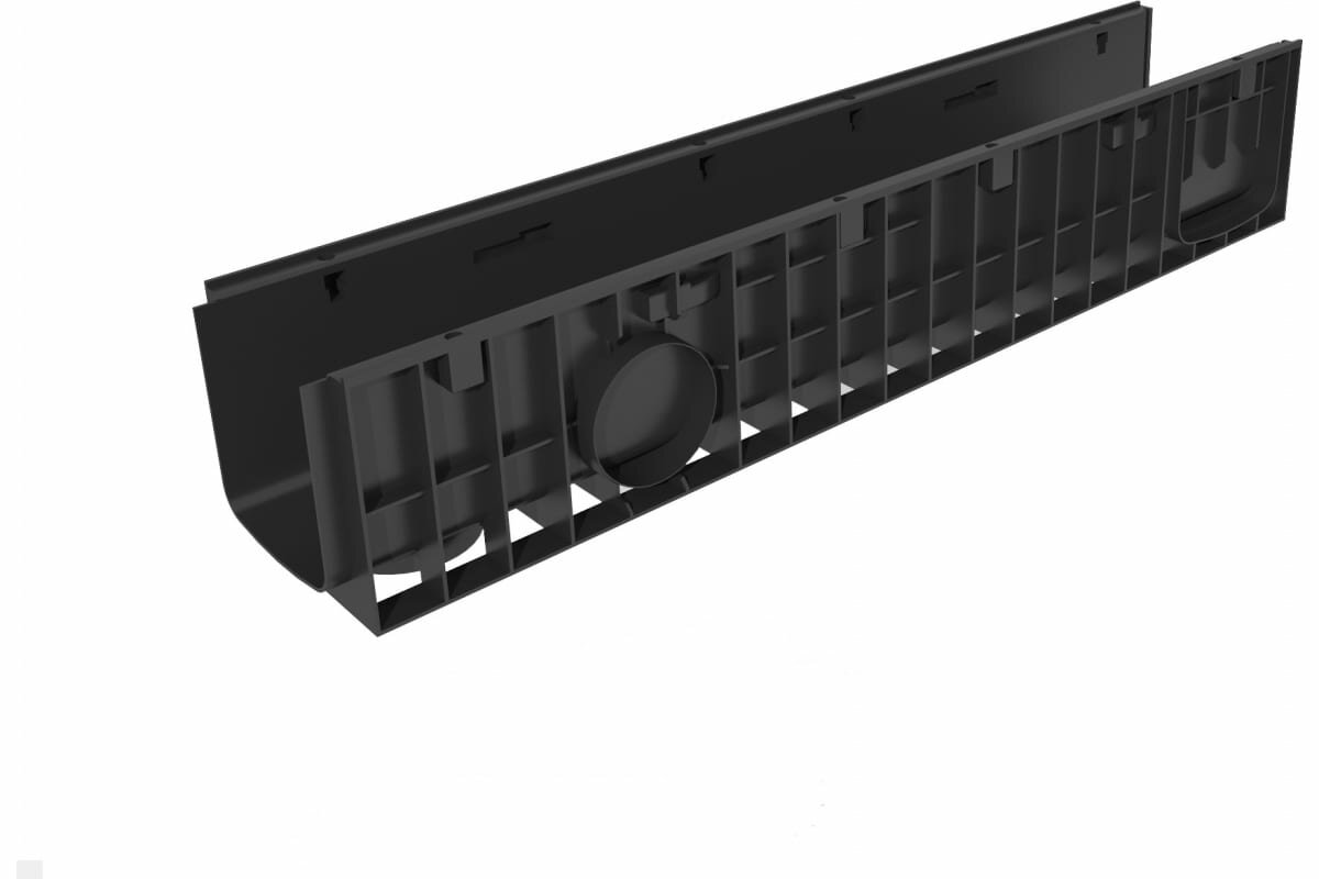 Gidrolica Standart Лоток водоотводный DN150, 1000х196х185 мм - пластиковый 816
