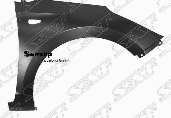 Крыло переднее Hyundai Solaris 17-22 / Solaris HS 24- (Справа/ Под поворот(ы)) Sat арт. ST-HNS2-016-E1