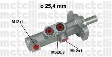 Цилиндр тормозной Metelli арт. 050425