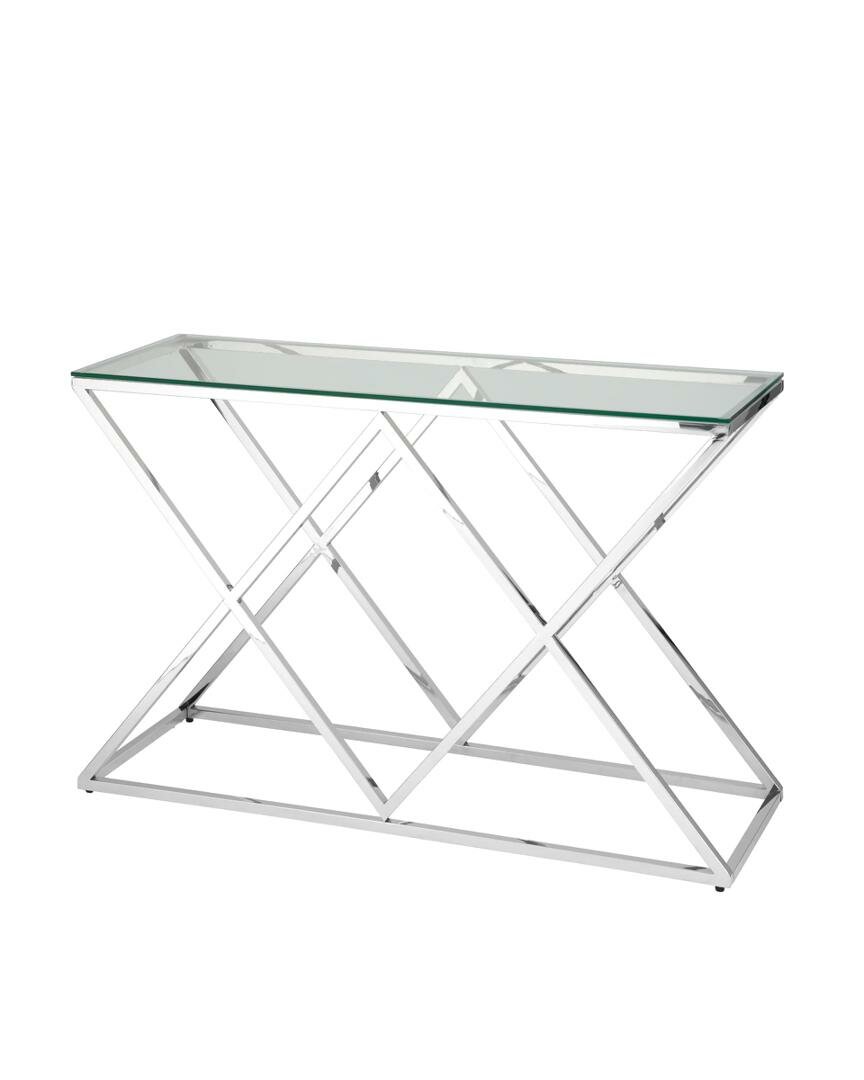 Консоль Stool Group Консоль инсигния 120*40 серебро арт. УТ000001501