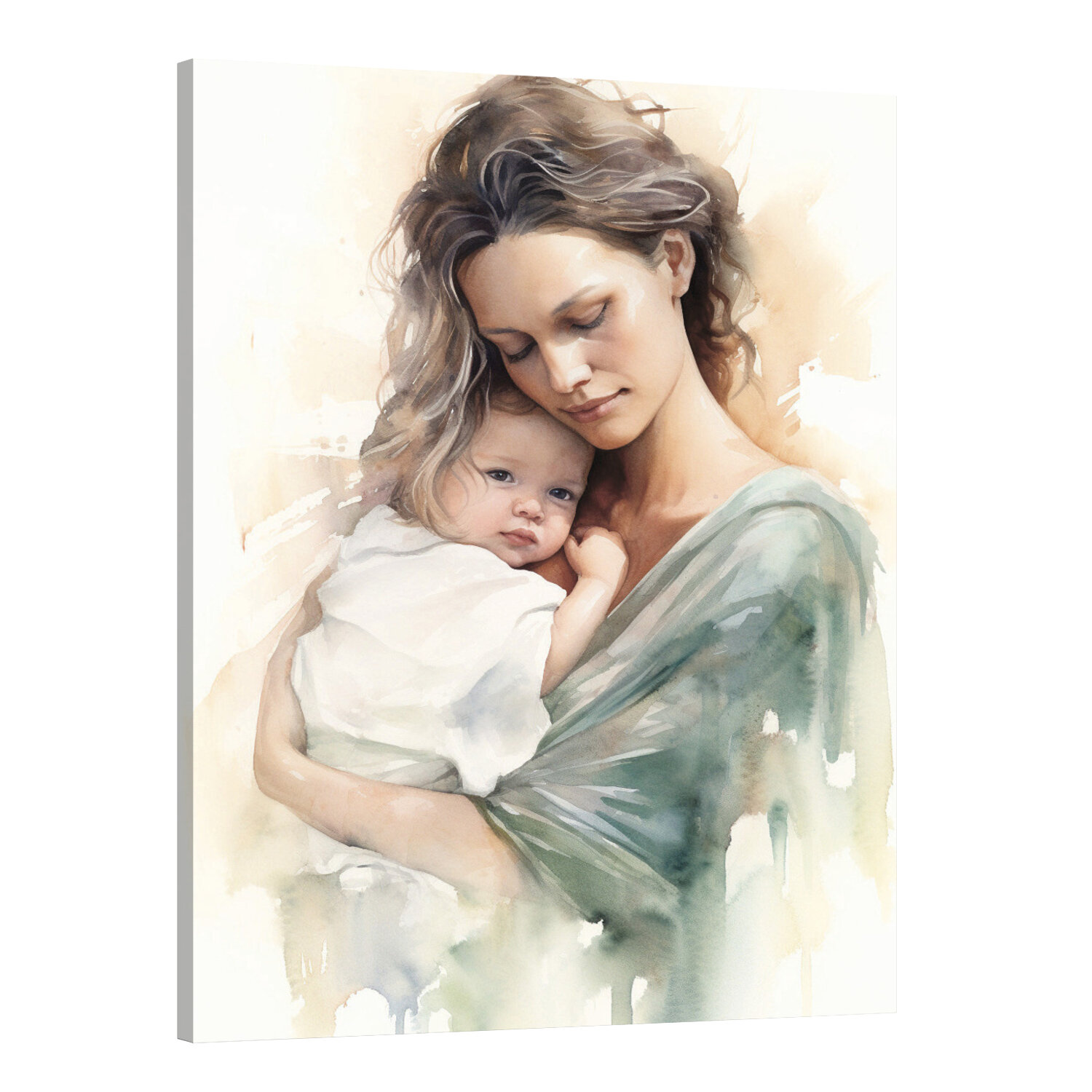 Интерьерная картина 50х70 "Мать и дитя"