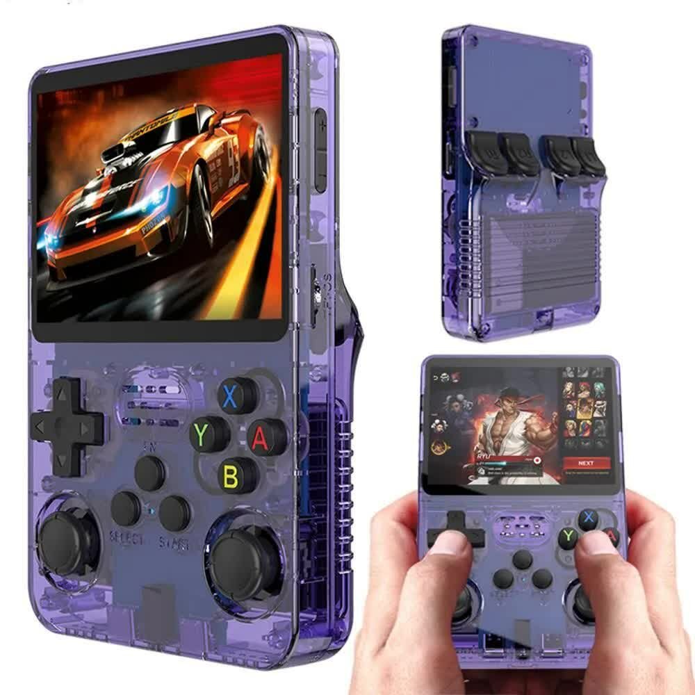Ретро консоль Data Frog R36S Purple — фото 1
