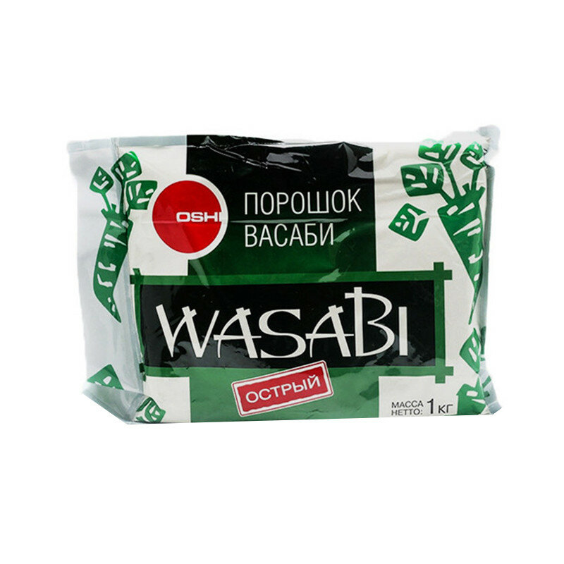 Васаби порошок OSHI для приготовления традиционного японского соуса 1 кг, Россия