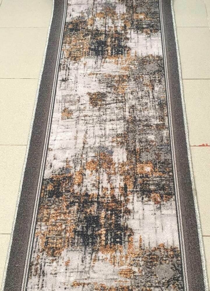 Ковровая (тафтинговая) дорожка нева тафт Дискавери 99-24, цвет Серый, размер 0,7 м на 2 м, вес 1,316 кг, основа войлок