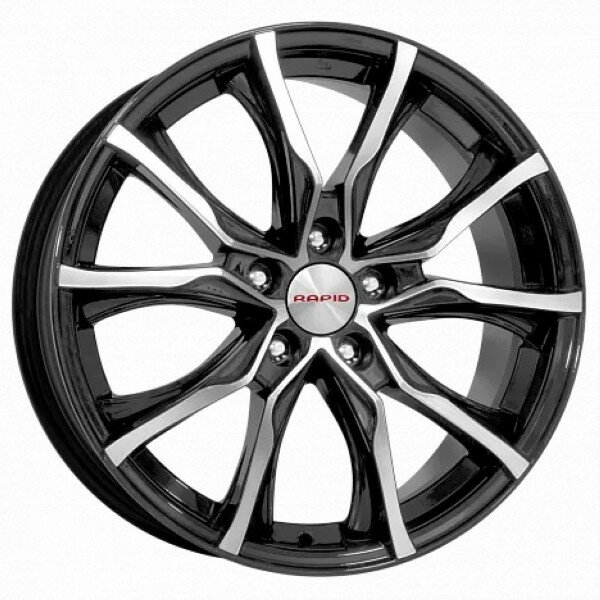 Колесный диск КиК Твист-оригинал (КС697М) 7,5x17 5x120 ET37 72,6 Алмаз черный