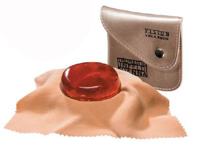 Rosin Thomastik Vision 04BKVI001 - High-quality rosin for synthetic and steel-based violin strings.