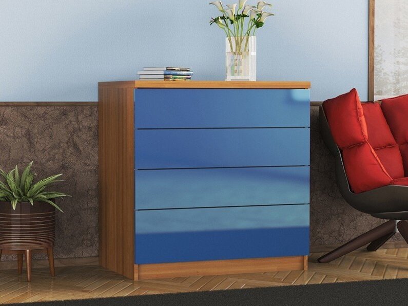 Комод МебельЛэнд24 Шайн - 4 80x50x91 с 4 ящиками