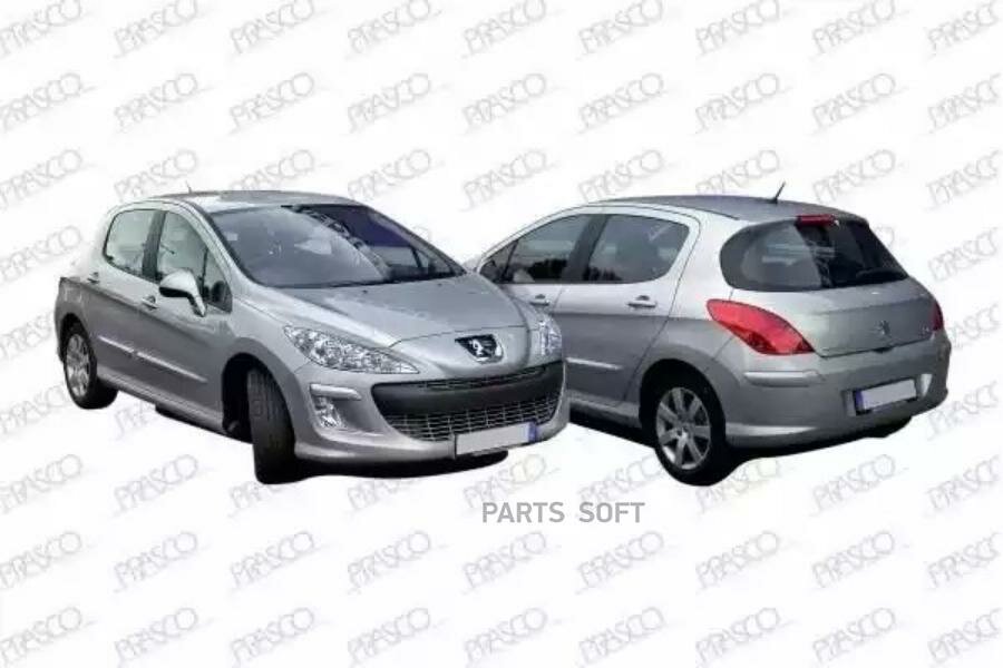 Бампер передний! Peugeot 308 07> Prasco арт. PG4241051