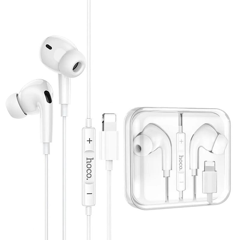 Наушники разъем Lightning для iP/Гарнитура Lightning наушники вкладыши белые