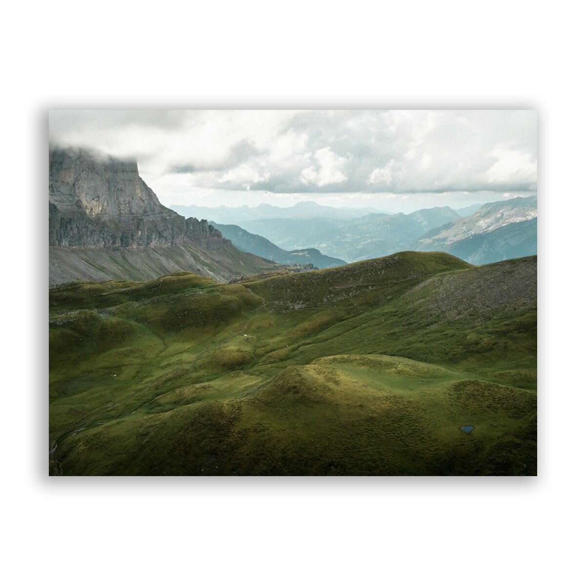 Постер, плакат на бумаге / Природа Франции - Пейзаж / Размер 30 x 40 см