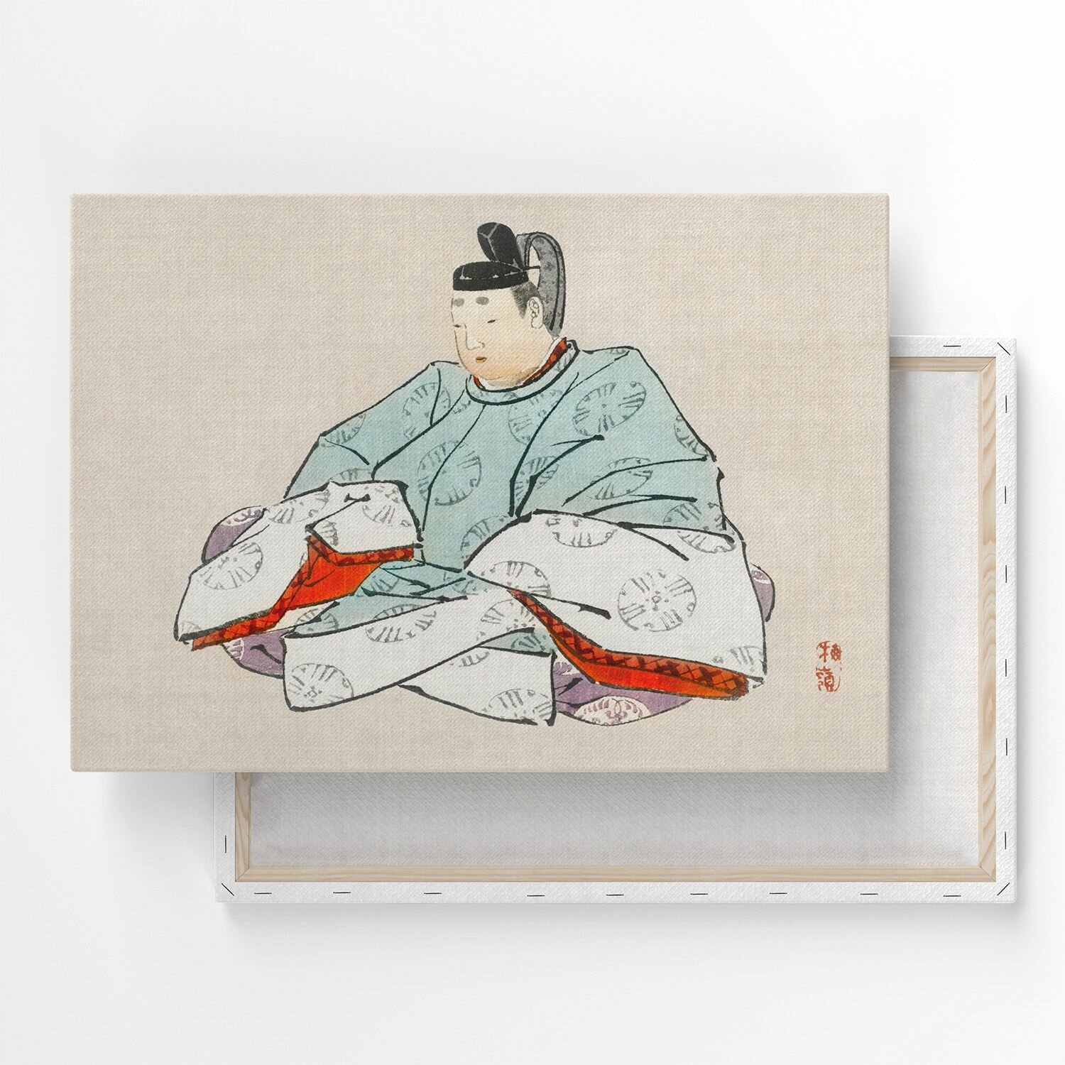 Картина на холсте, репродукция / Байрэй, Коно - Shogun / Размер 40 x 53 см