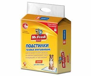 Пеленки для собак Mr.Fresh expert super 60*60см 8шт f508