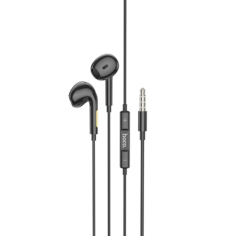 Проводные наушники HOCO M92 Plumelet, Jack 3.5mm, 1.2 м, черный