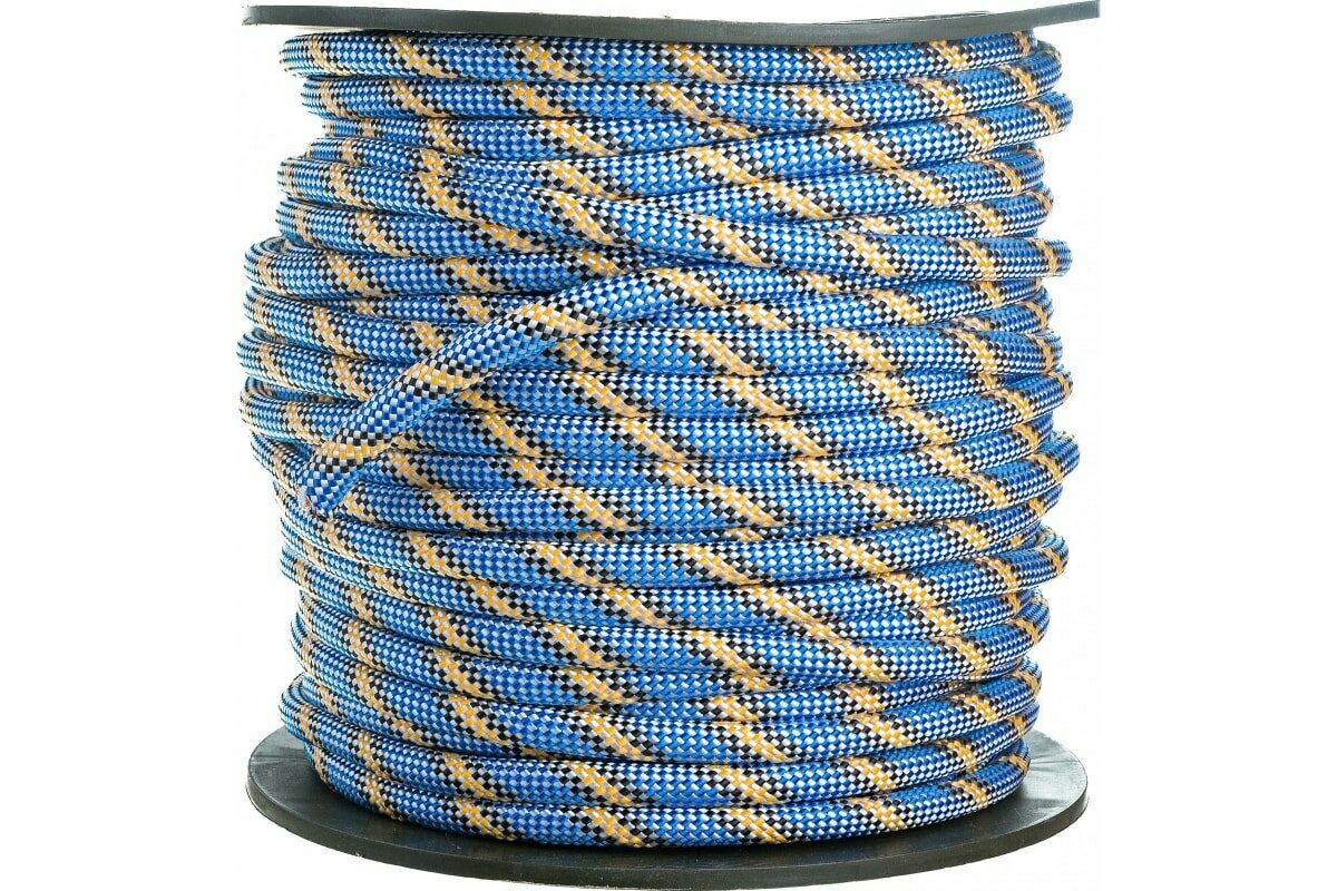 Эбис Верёвка плетёная ПП 14 мм (100 м) цветная 71347