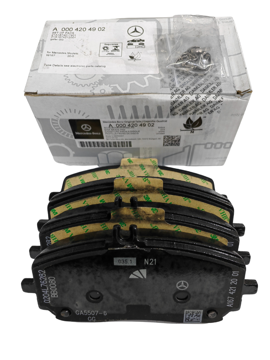 Mercedes-Benz Колодки тормозные Mercedes арт. A0004204902