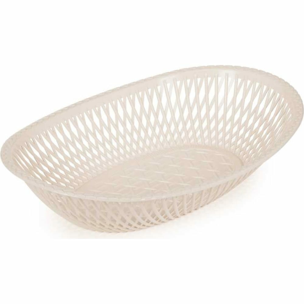 Сухарница ЗПИ "Альтернатива" большая овальная бежевый