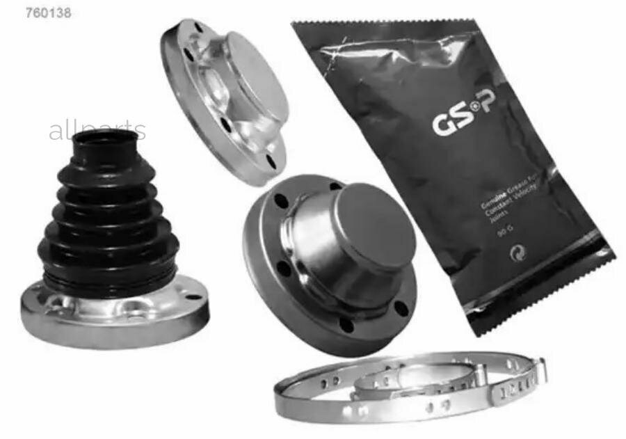 GSP 760138 Пыльник шруса AUDI Q7/PORSCHE/VW TOUAREG 2.5TDI-6.0 02- внутр. зад.