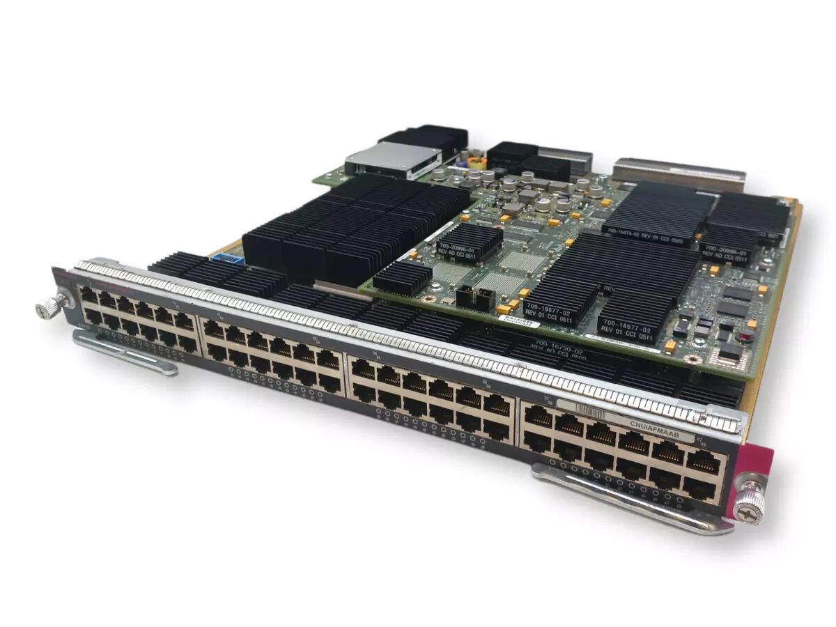 Модуль Cisco WS-X6748-GE-TX 48хRJ-45 10/100/1000Base-T для Catalyst 6500