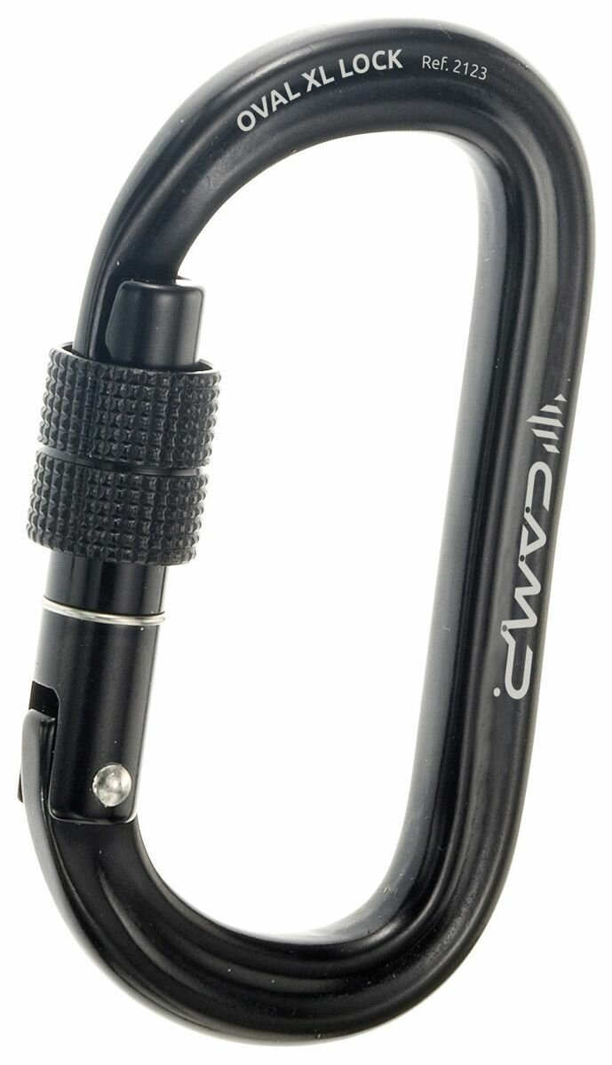 Карабин CAMP OVAL XL LOCK BLACK