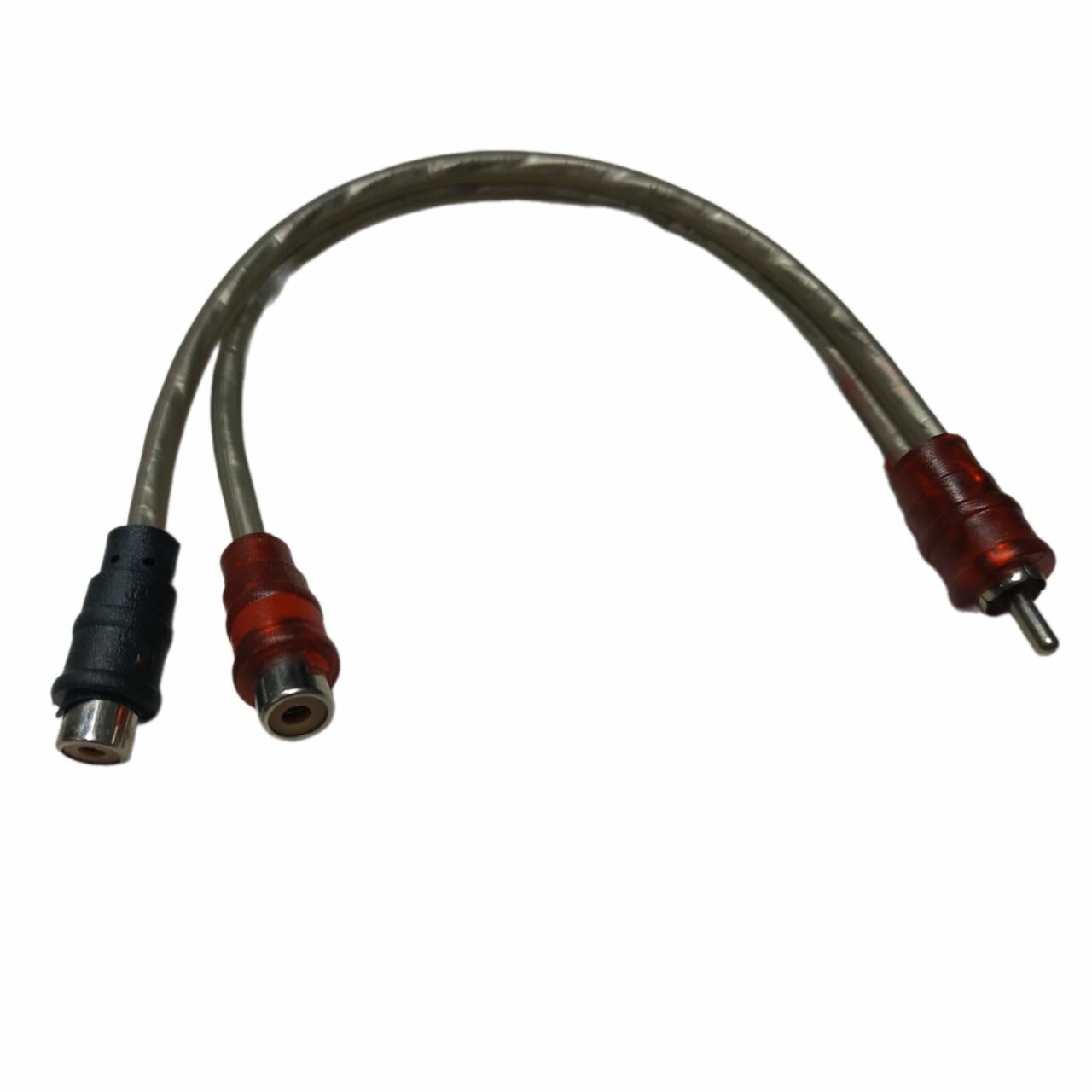 RCA-кабель межблочный акустический RCA-1M2F-SL Y-коннектор, 25 см