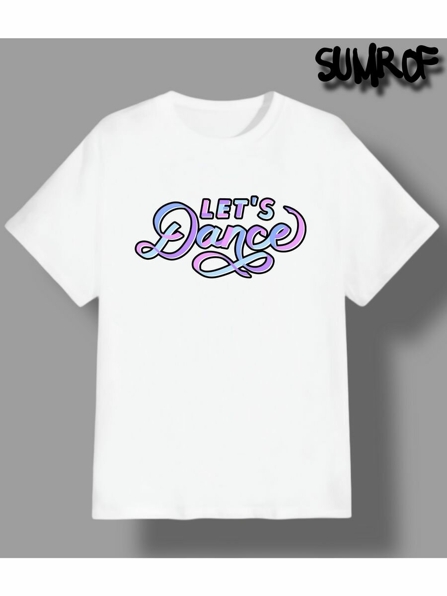 Футболка граффити lets dance танцы