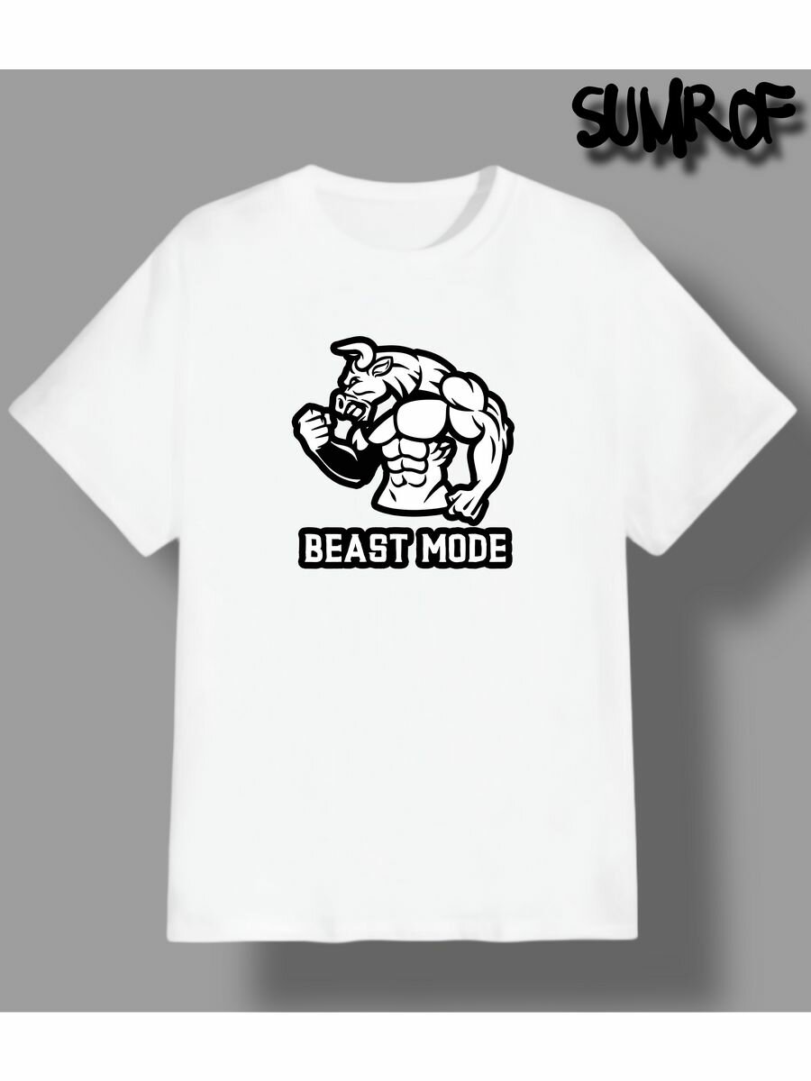 Футболка тяжелая атлетика бык