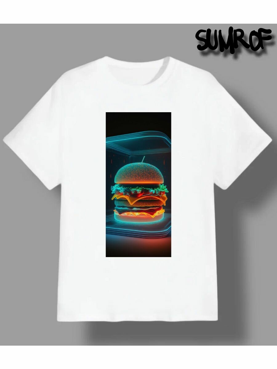 Футболка бургер