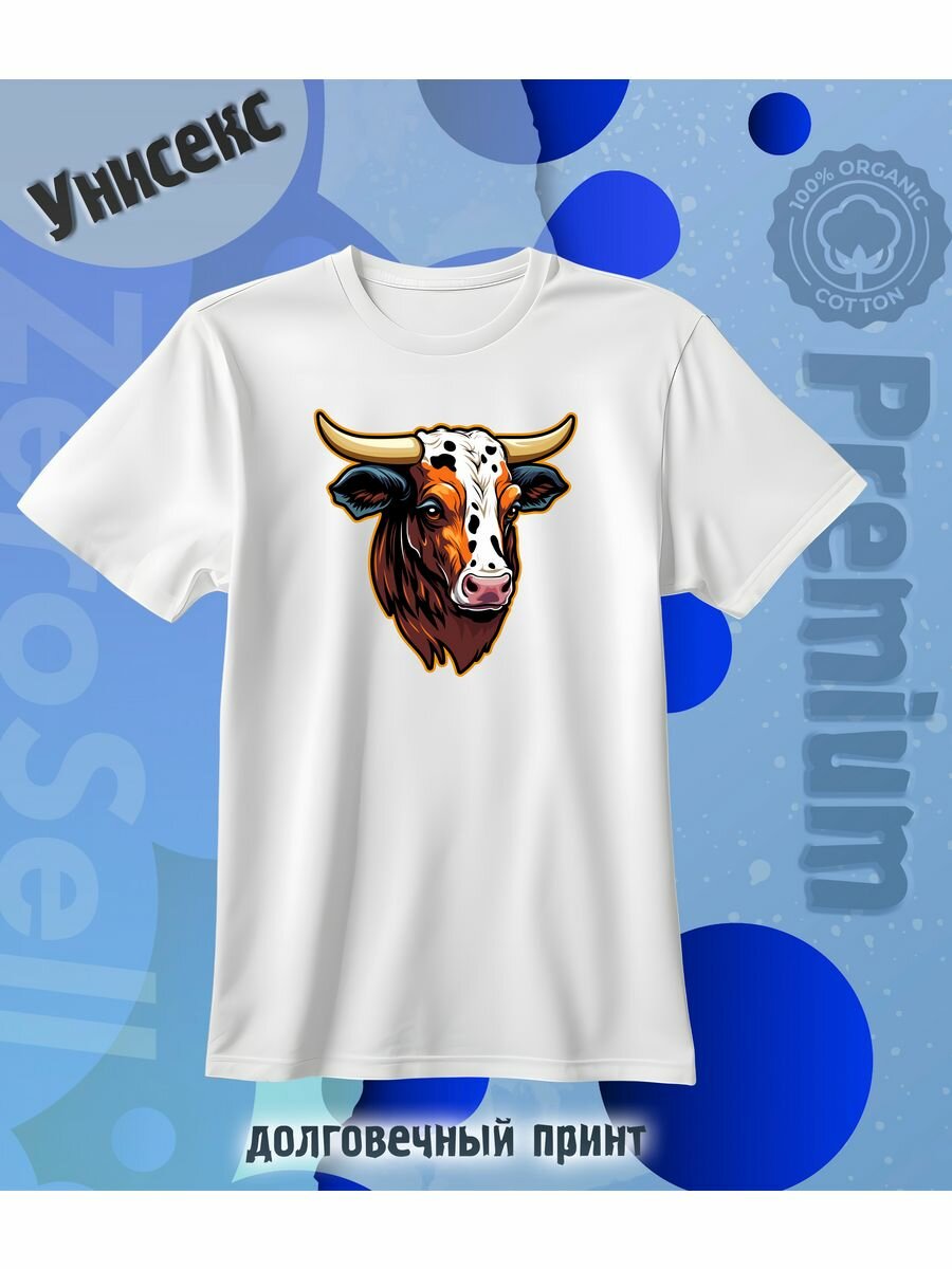 Футболка корова