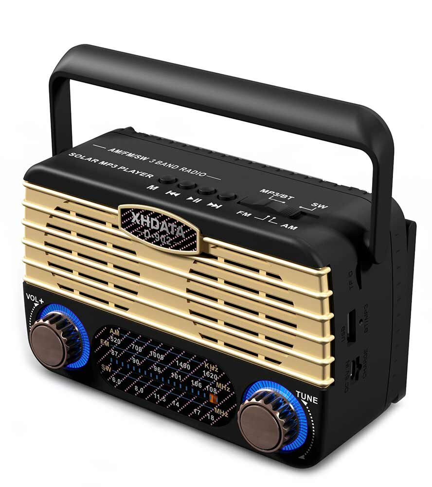 Радиоприемник в стиле ретро XHDATA D-902 black