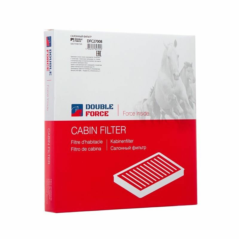 Фильтр салонный DOUBLE FORCE арт. DFC27008 JEEP GRAND CHEROKEE