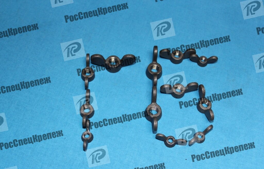 Гайка Барашек (Барашка) М10-6Н ГОСТ 3032-76 (100 шт)