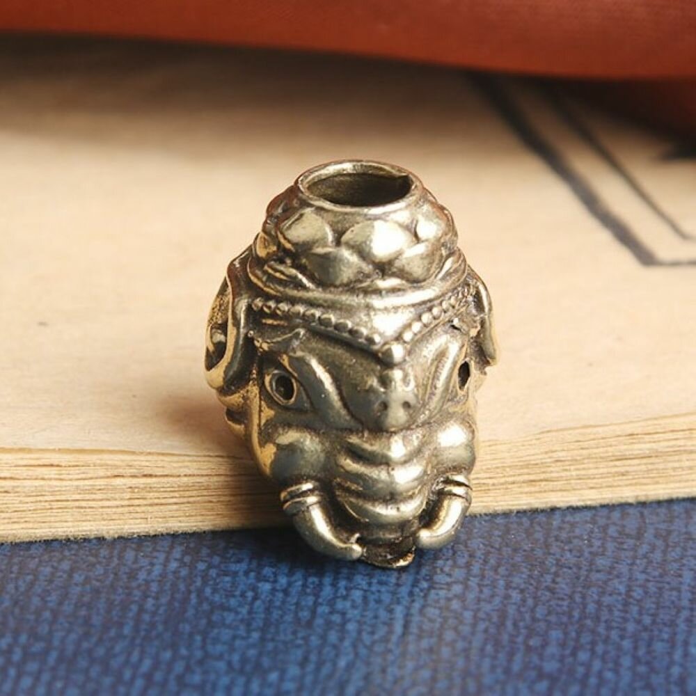 Бусина "Ганеша" бронза (1.8*1.6 см.)