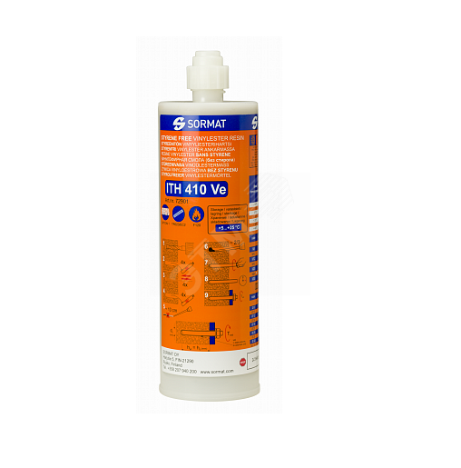 Анкер химический SORMAT ITH 410 VE (На основе винилэстера) Sormat 9640072901