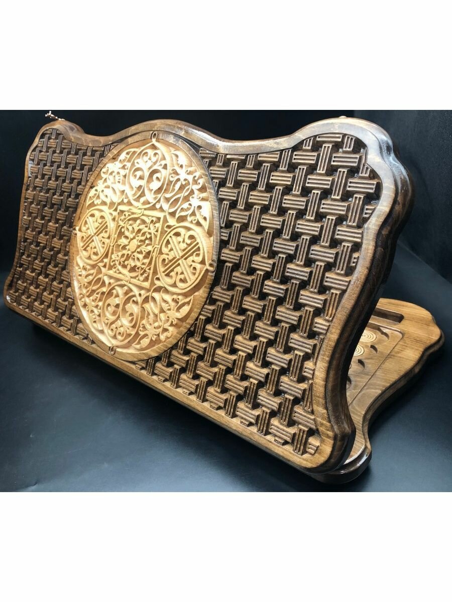 Нарды Резные "Орнамент Узор", большие 60см