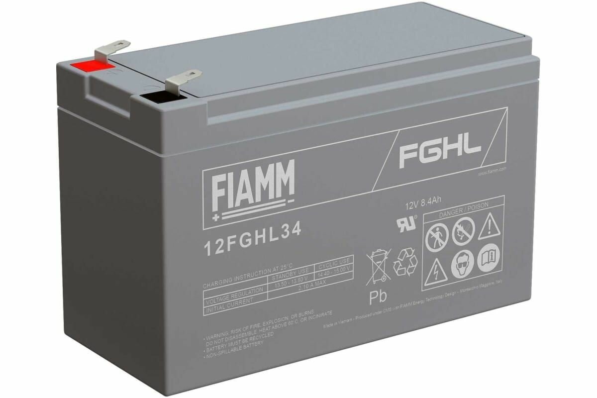Аккумуляторная батарея 12 В, 8,4 Ач FIAMM 12FGHL34