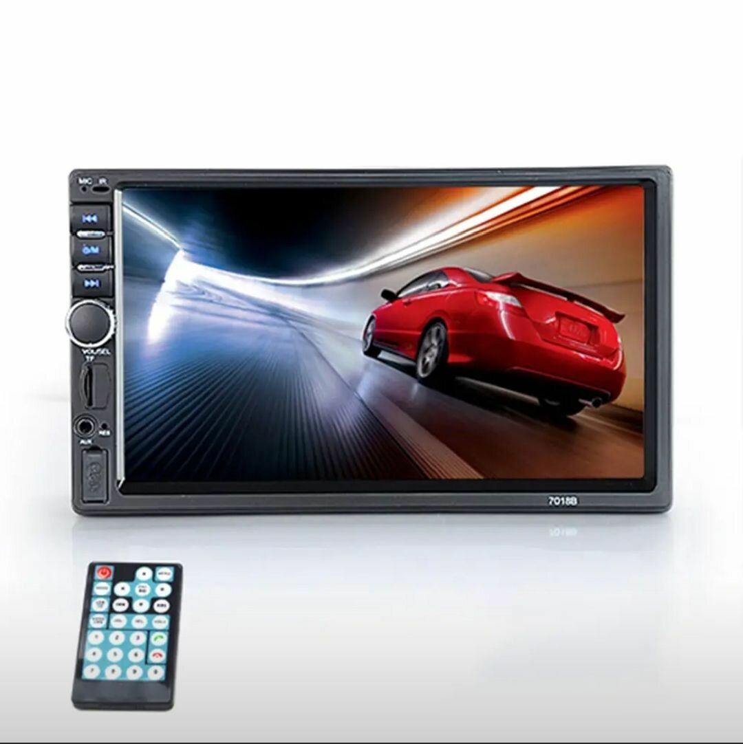 Hippcron Автомагнитолла MP5 2 Din Bluetooth HD 7 сенсорный экран стерео