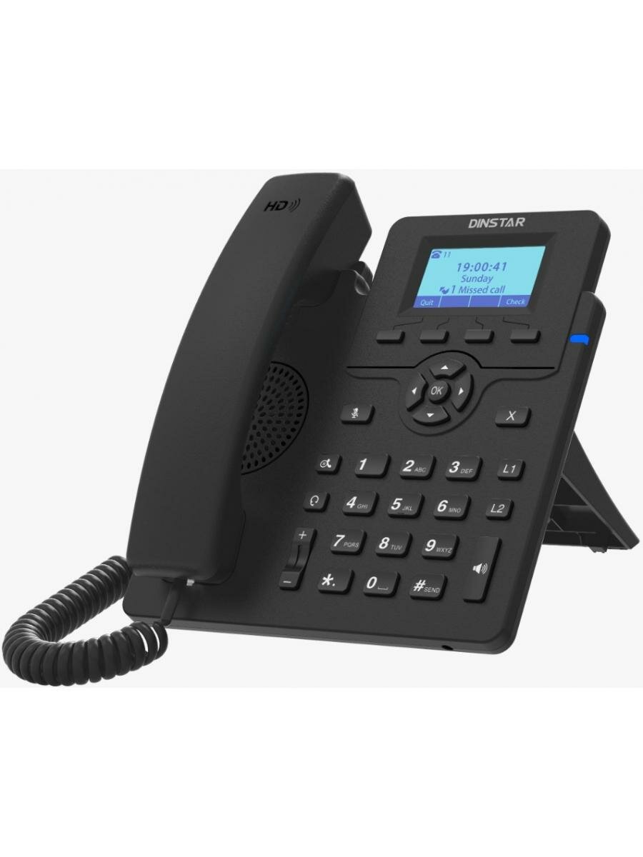 Телефон IP DINSTAR C60UP, черный