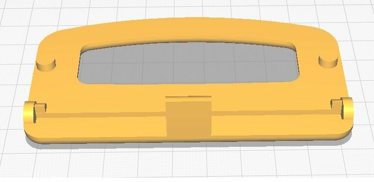 Ручка открывания ляды запасного колеса hyundai santa fe 2006г (3D печать,10127)