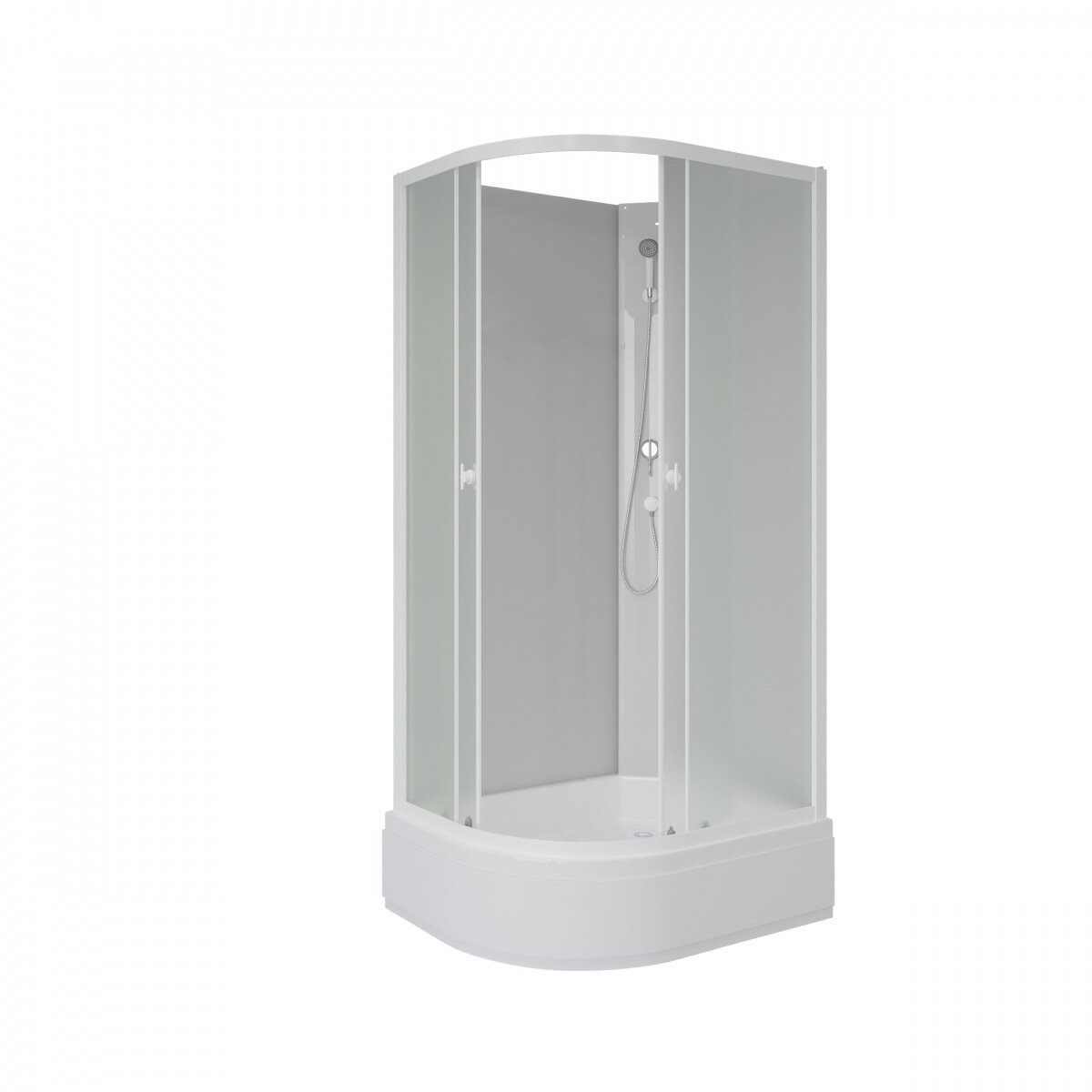 Душевая кабина Niagara Promo P90/80/26R/MT/BK правая