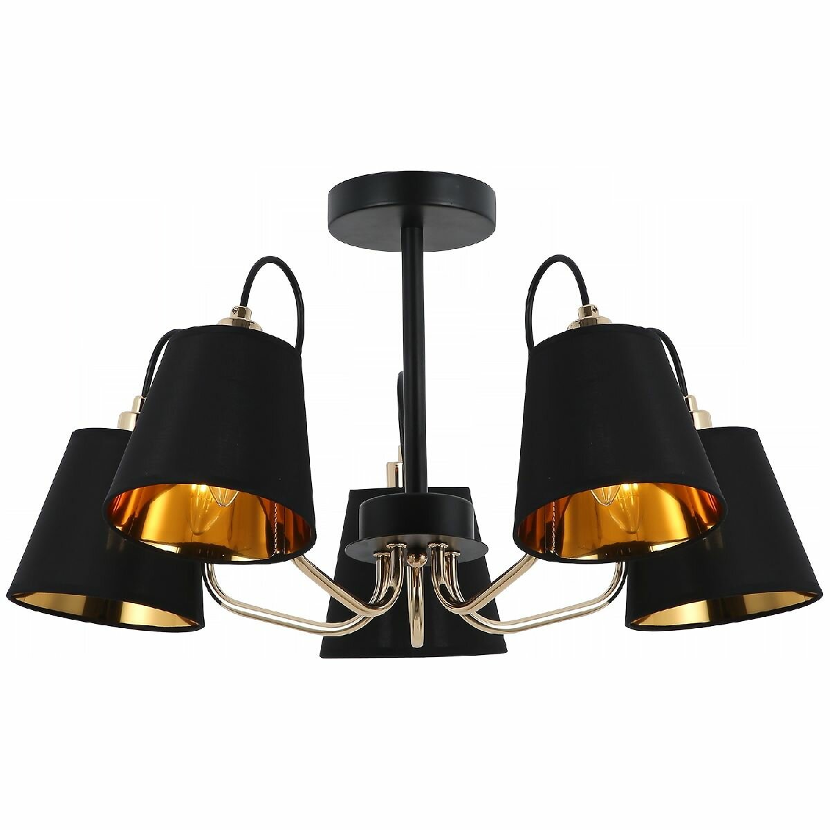 Люстра на штанге Illumico IL6120-5COU-79 BK GD