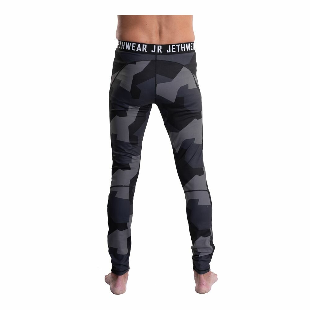Термошорты JETHWEAR Базовая коллекция, размер M, серый, черный — фото 1
