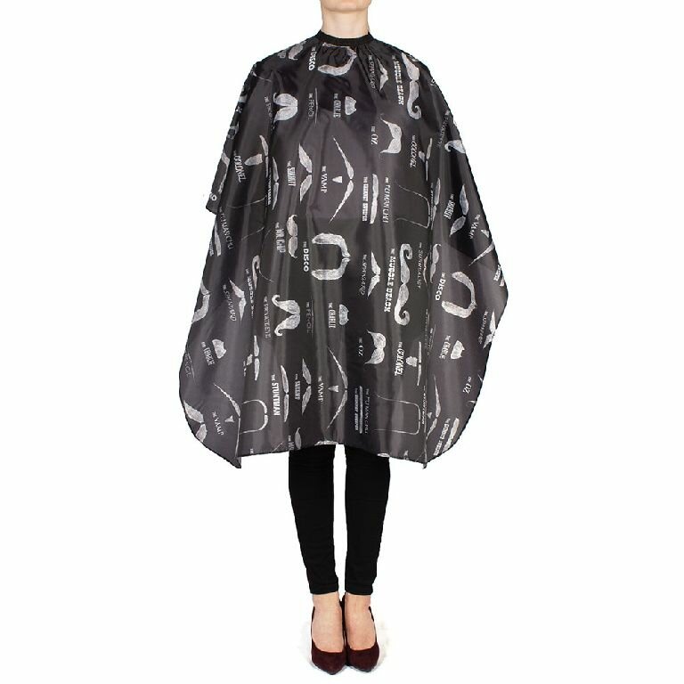 TNL Professional Пеньюар парикмахераTNL "Men's world", черный (1397)