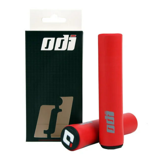 Грипсы из силикона ODI, красные 130 мм