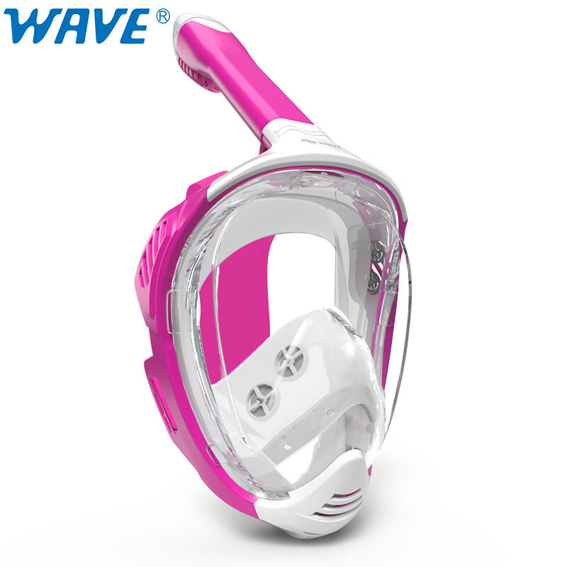 Популярная на международном рынке маска для снорклинга Wave, полнолицевая маска для дайвинга, полностью сухой дыхательный аппарат для дайвинга, маска для снорклинга.