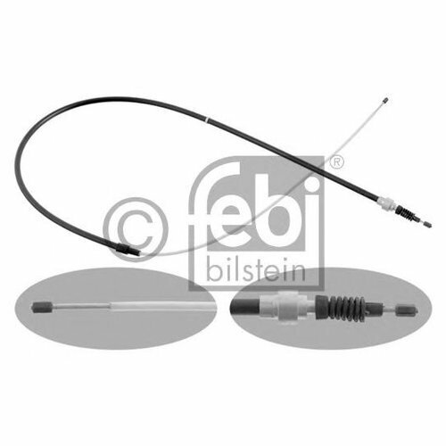 Тросик, cтояночный тормоз Febi 22962 для Audi A3 (1996-2006), SEAT Leon (1999-2006), SEAT Toledo (1998-2006)