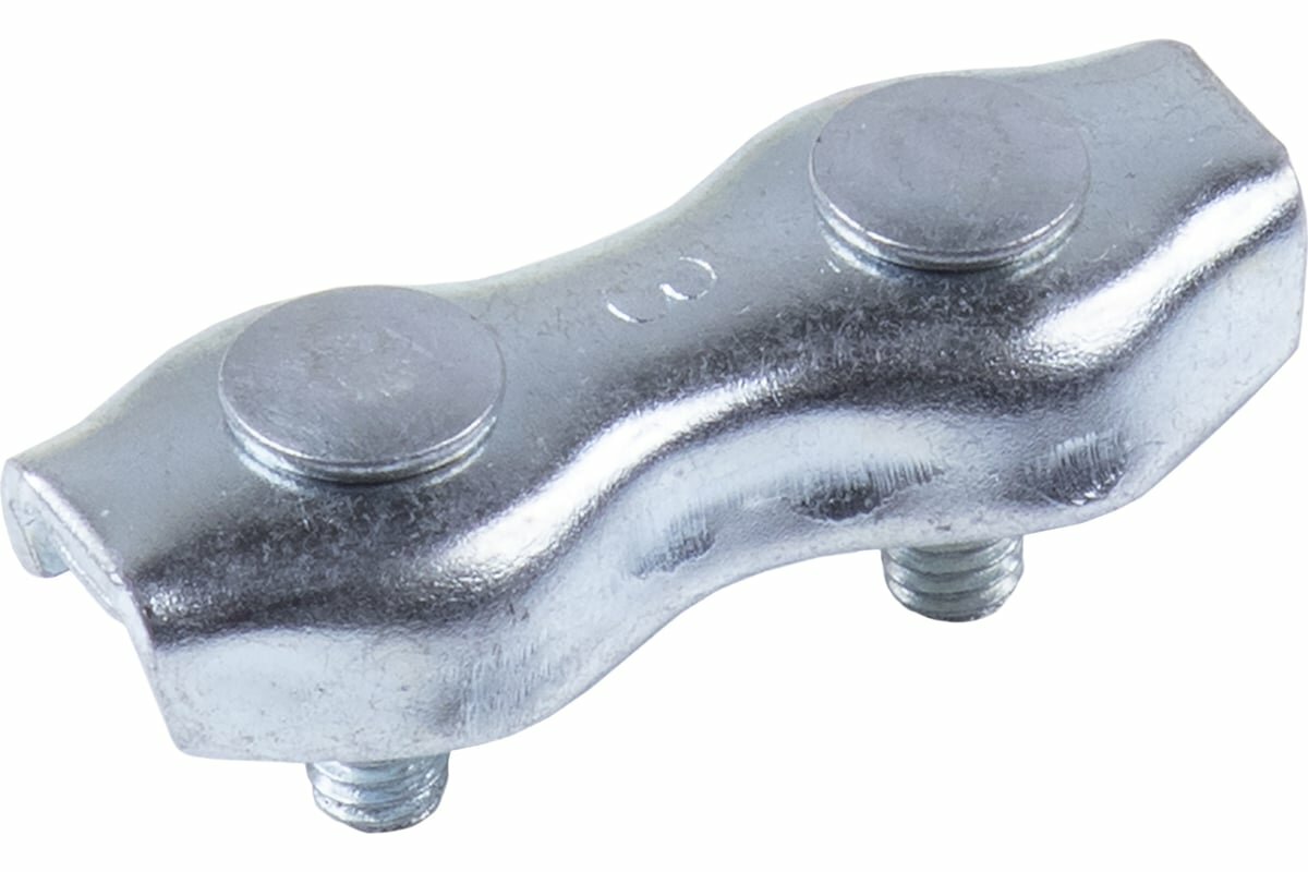 Госкреп Duplex зажим троса 6 мм, 2 шт, комплект крепежного тросового соединения для монтажа