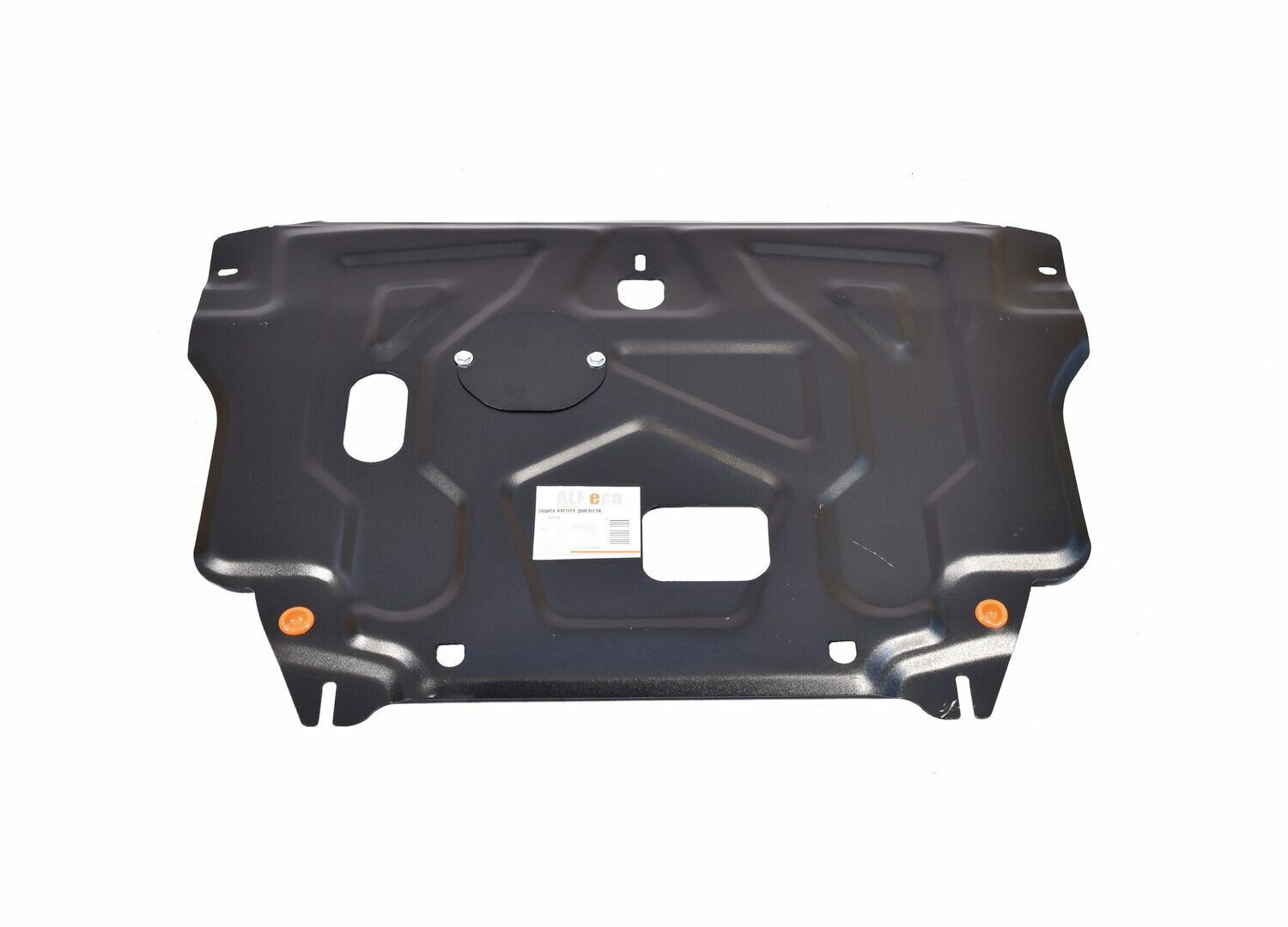 Защита ALFeco картера двигателя и кпп для Hyundai Creta 2016-, V-все, привод 4х4, 4х2. На пыльник. (сталь 2 мм) арт. ALF1041st