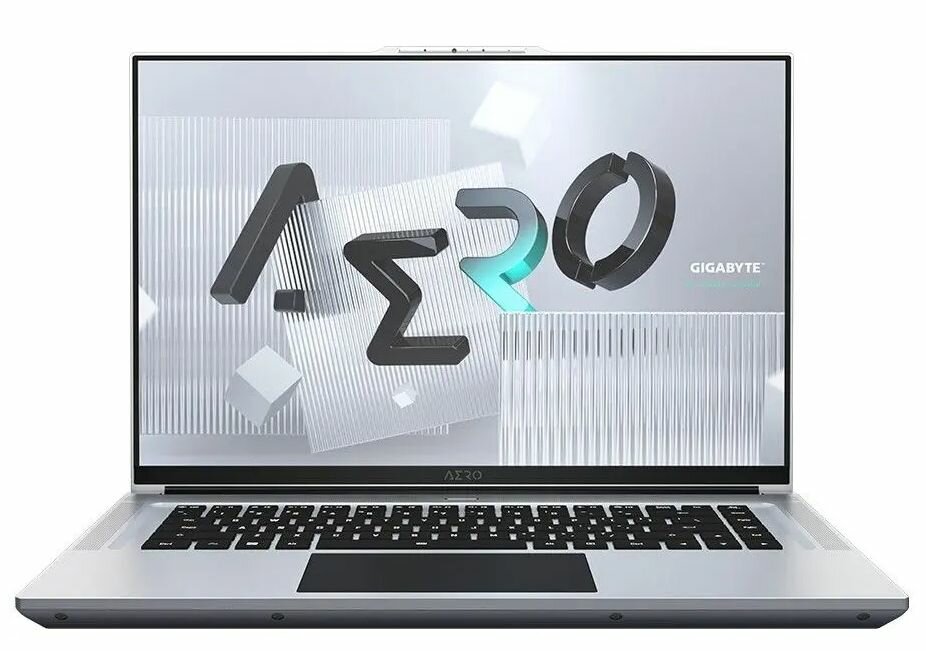 16" Ноутбук GIGABYTE AERO 16 KE5 (KE5-72RU934HD) серебристый - 3840x2400, OLED, Intel Core i7-12700H, ядра: 14 х 2.3 ГГц, 16 ГБ, SSD 1024 ГБ, GeForce RTX 3060 для ноутбуков - 6 ГБ, Windows 11 Pro