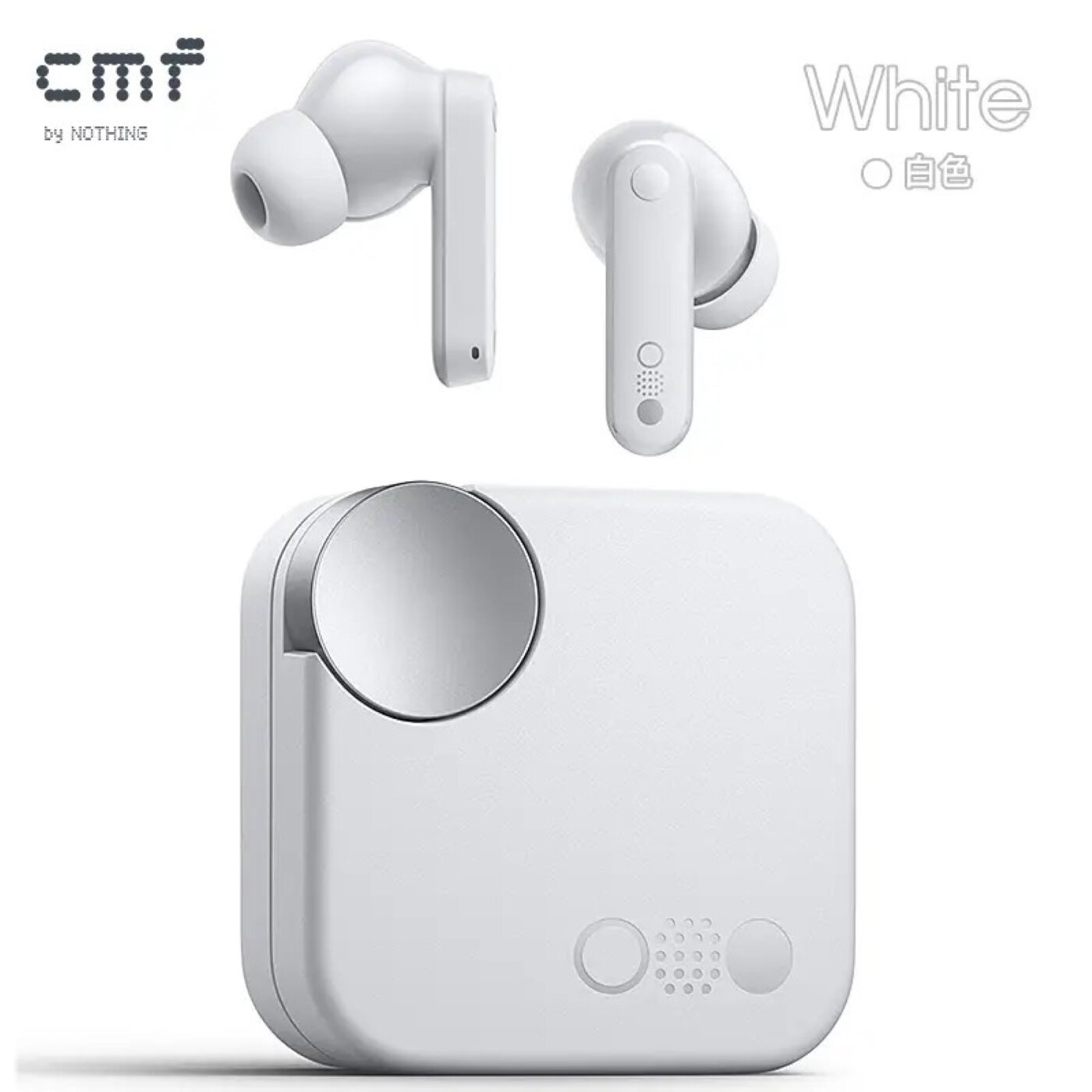 Bluetooth-гарнитура CMF by Nothing buds, шумоподавление, для занятий спортом, подключение по Bluetooth 5.3